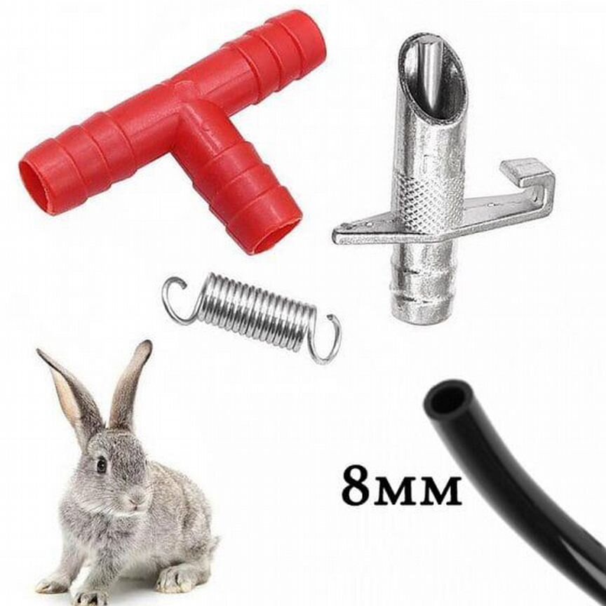 Ниппельная поилка для кроликов нп4