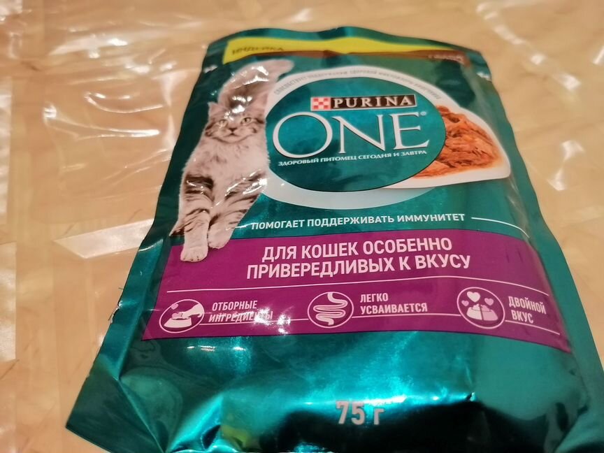 Влажный корм для кошек purina one