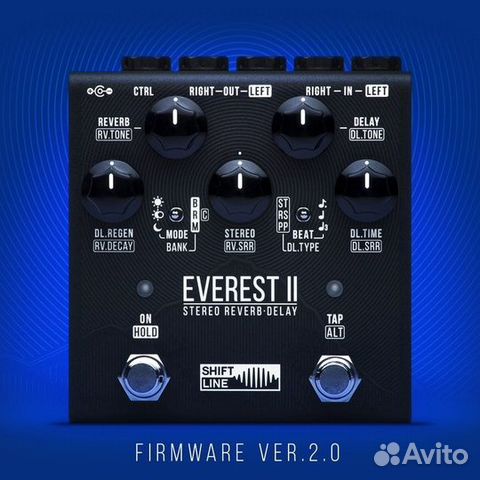 Shift Line Everest II Stereo Reverb-Delay купить в Санкт-Петербурге с ...