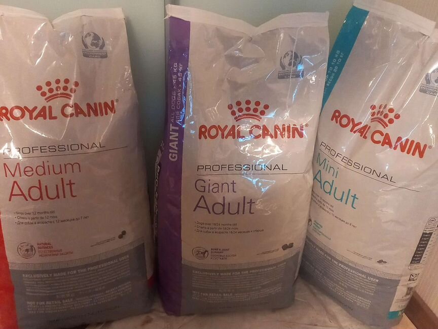 Корм royal canin для щенков и взрослых собак