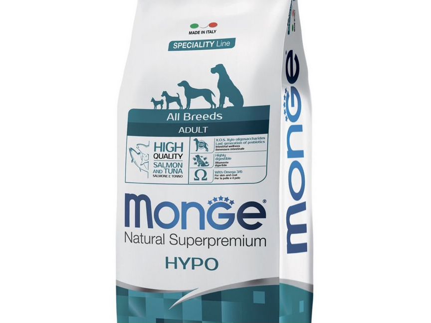 Сухой корм для собак Monge Speciality Adult Hypo