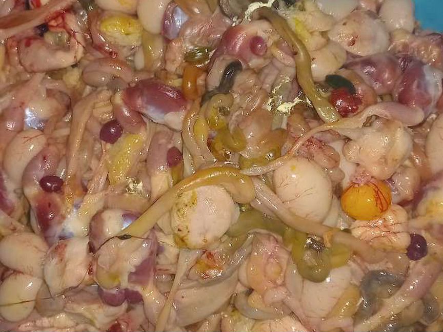 Субпродукты перепелиные для собак и кошек