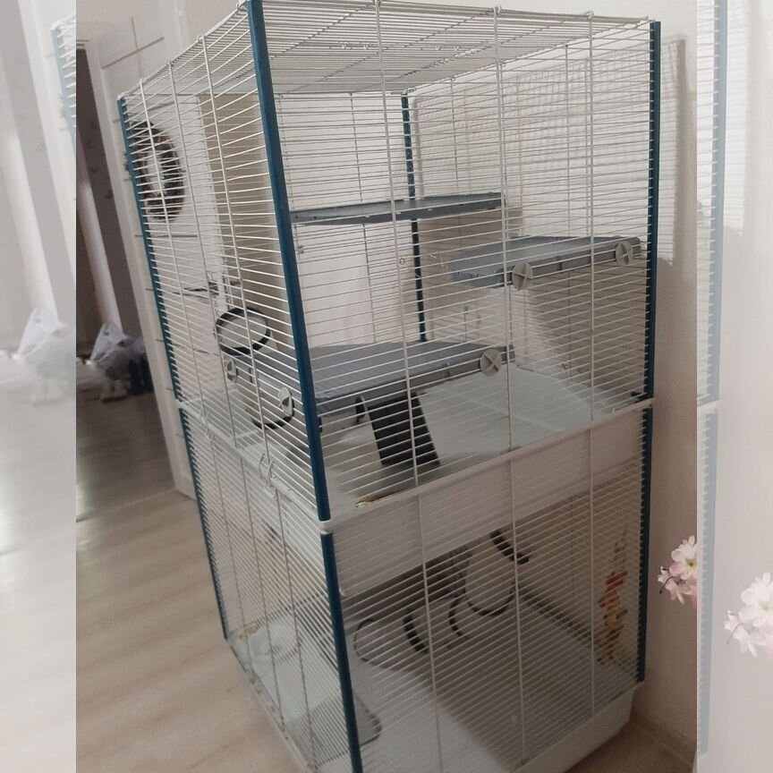 Клетка для шиншиллы, дагу, белок и др.грызунов