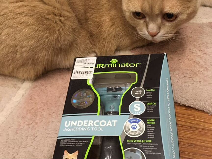 Инструмент для вычесывания кошек Furminator S