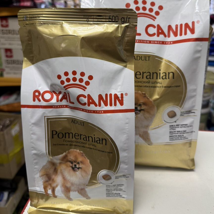 Royal canin pomeranian adult 1,5кг  0,5кг