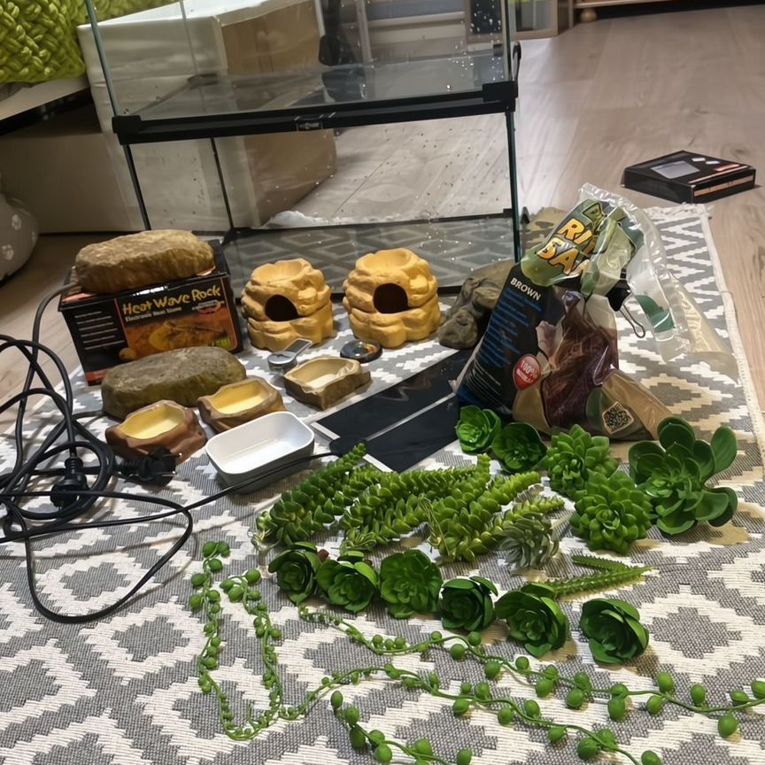 Террариумы Repti Planet, декорации для рептилий