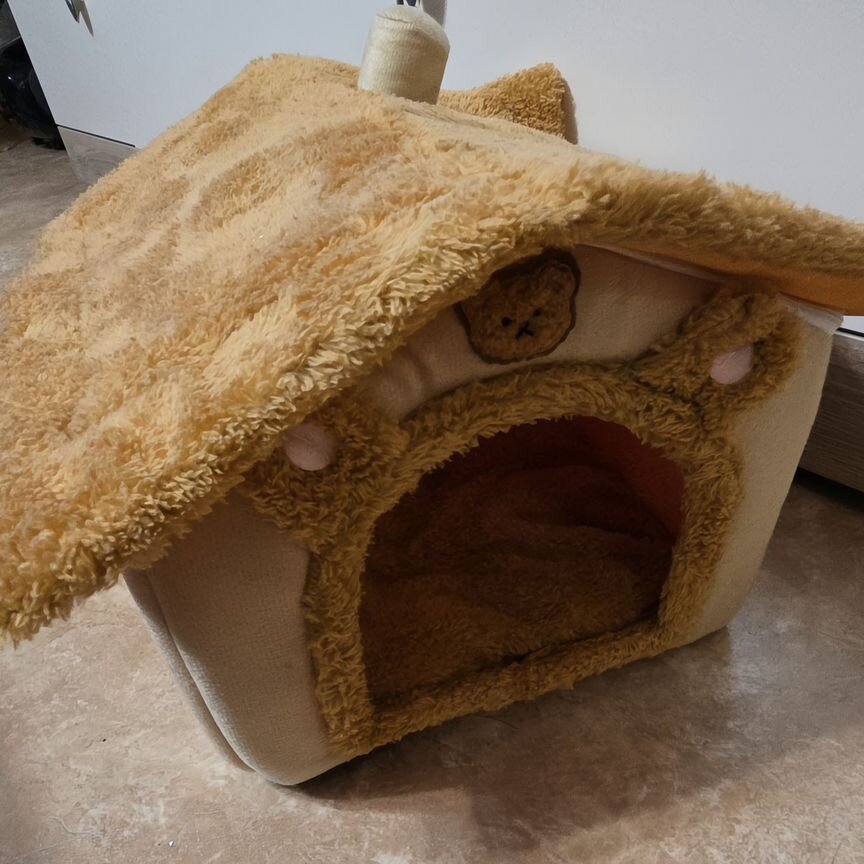 Лежанка домик для маленьких пород кошки/собаки