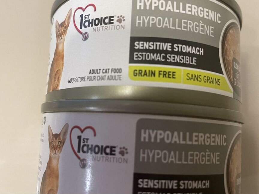 Корм для кошек влажный 1st choice гипоаллергенный