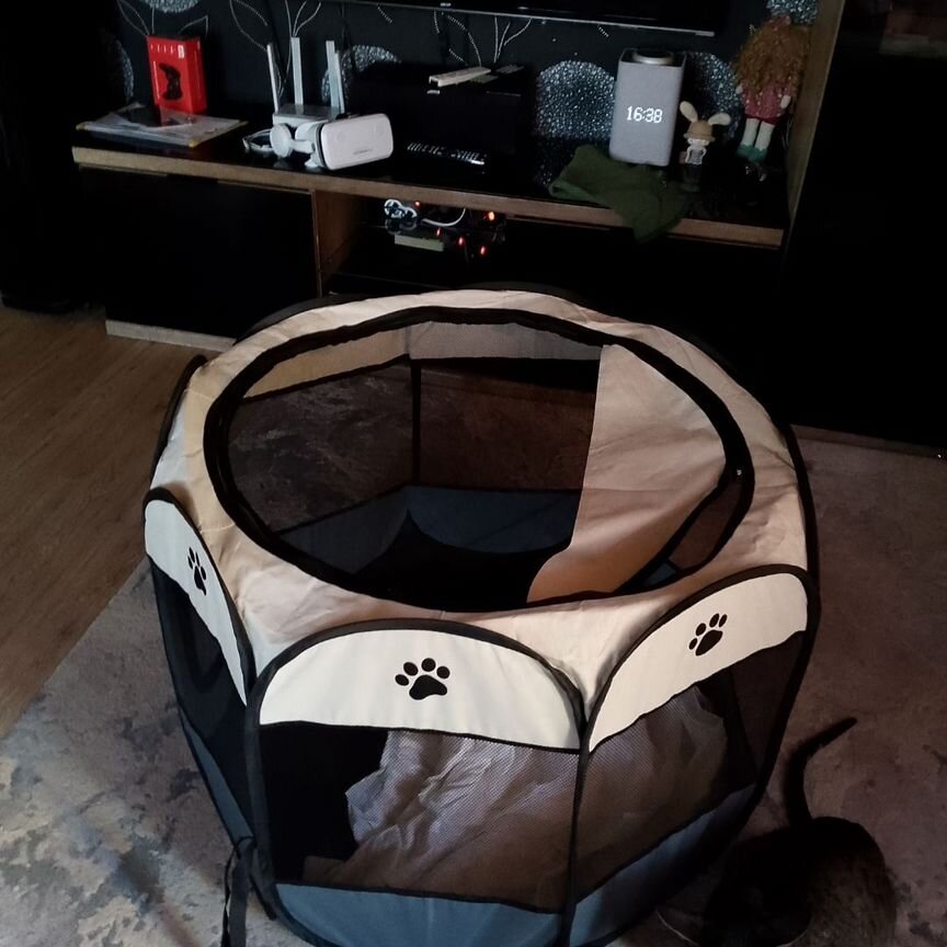 Лежанка домик для собаки