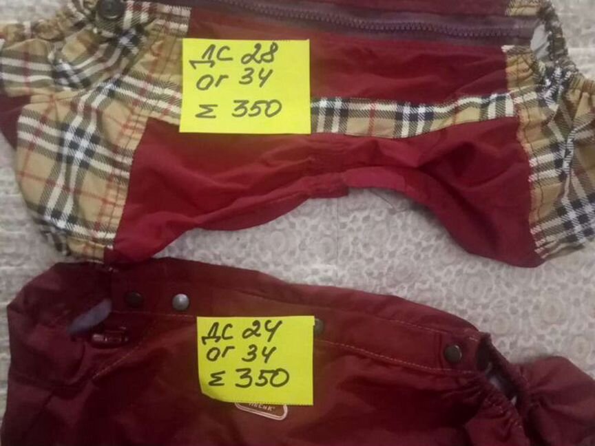 Комбинезоны / лоток для собаки