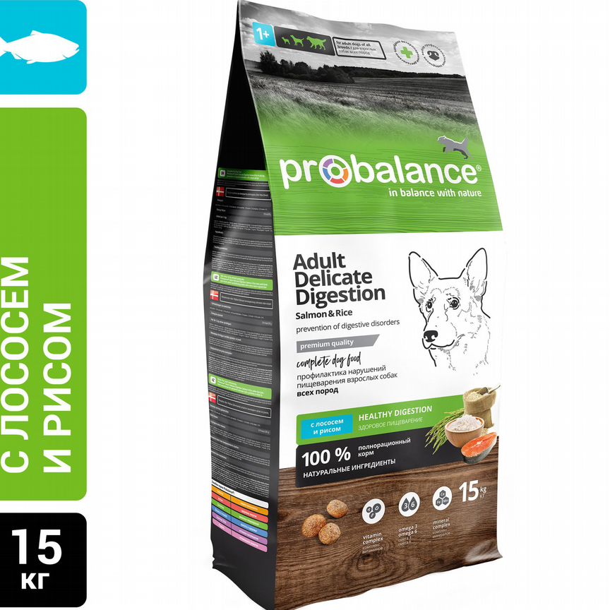 Сухой корм ProBalance Delicate Digestion для взрос