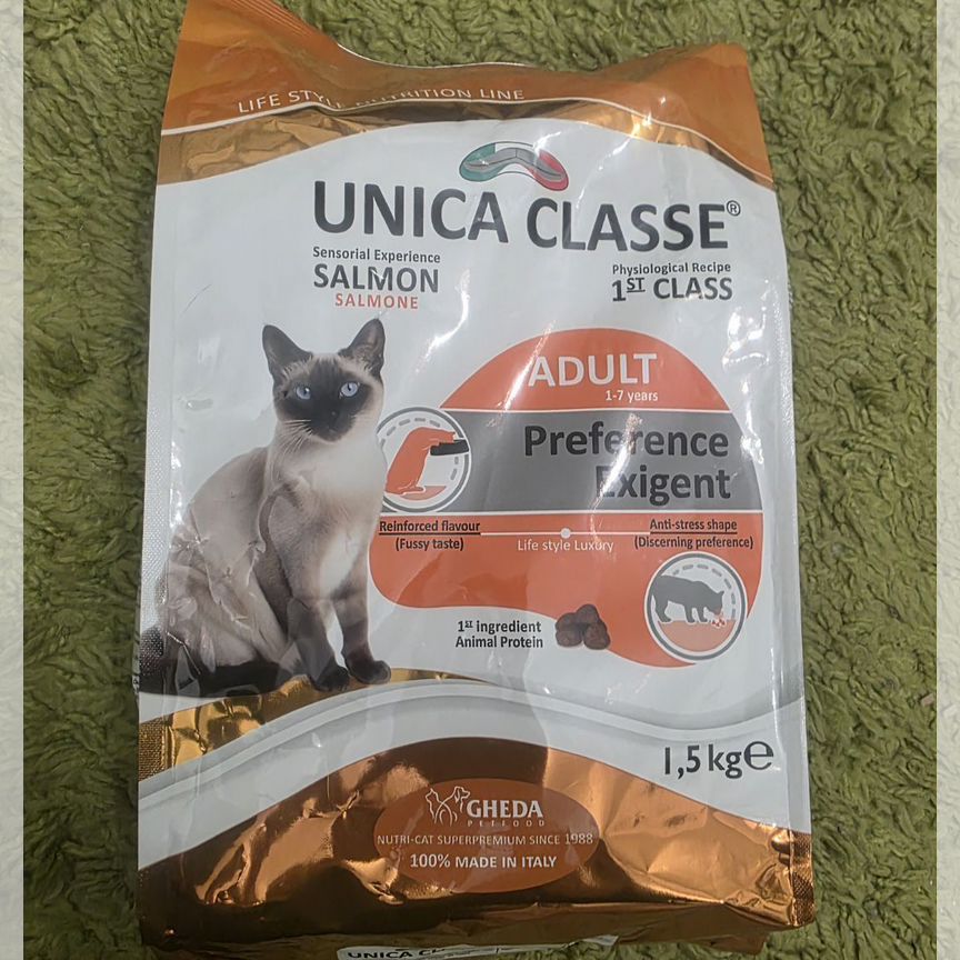 Сухой корм для кошек Unica Classe cheda