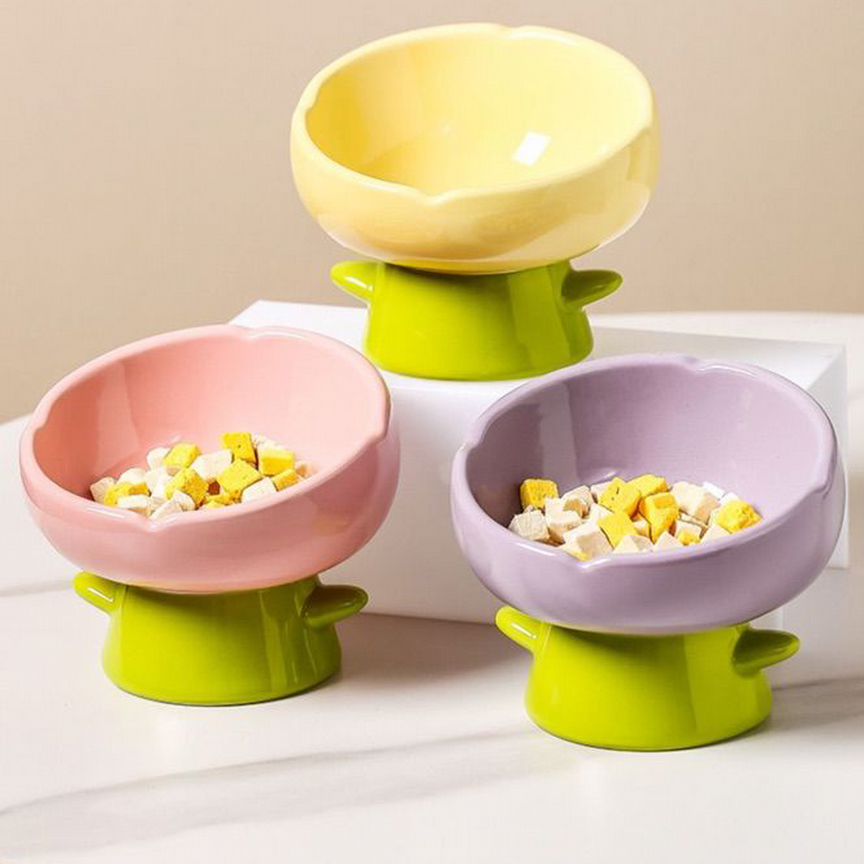 Красивая Керамическая миска для кошек