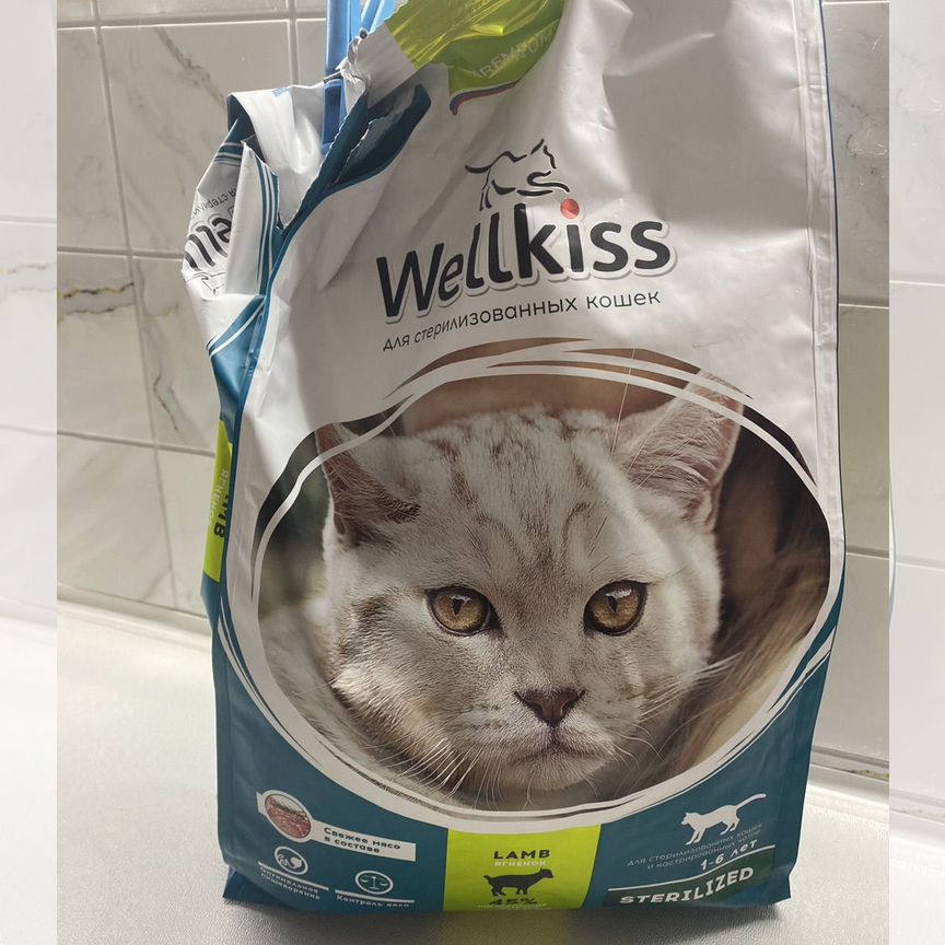 Сухой корм для кошек wellkiss