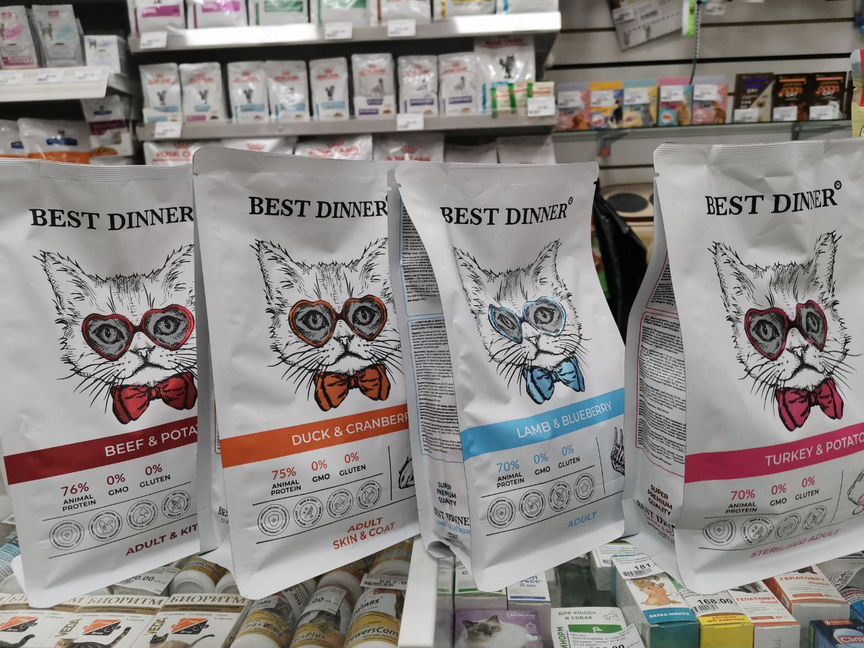 Корм Best Dinner для собак и кошек