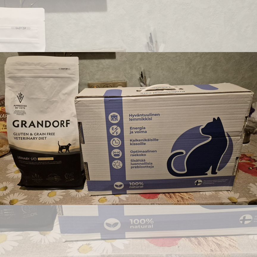 Кошачий корм jarvi и grandorf