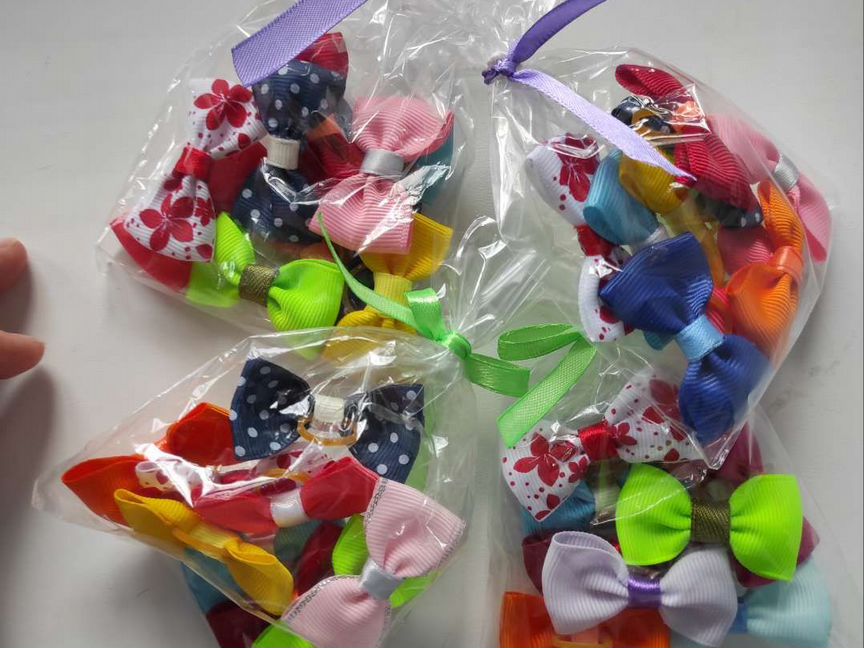 Резинки-бантики для собак