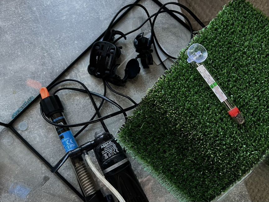 Террариум для черепахи со всем оборудованием