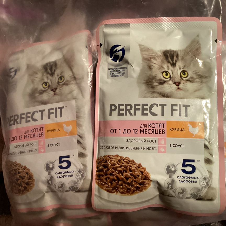 Влажный корм Perfect Fit для котят от 1 до 12 меся