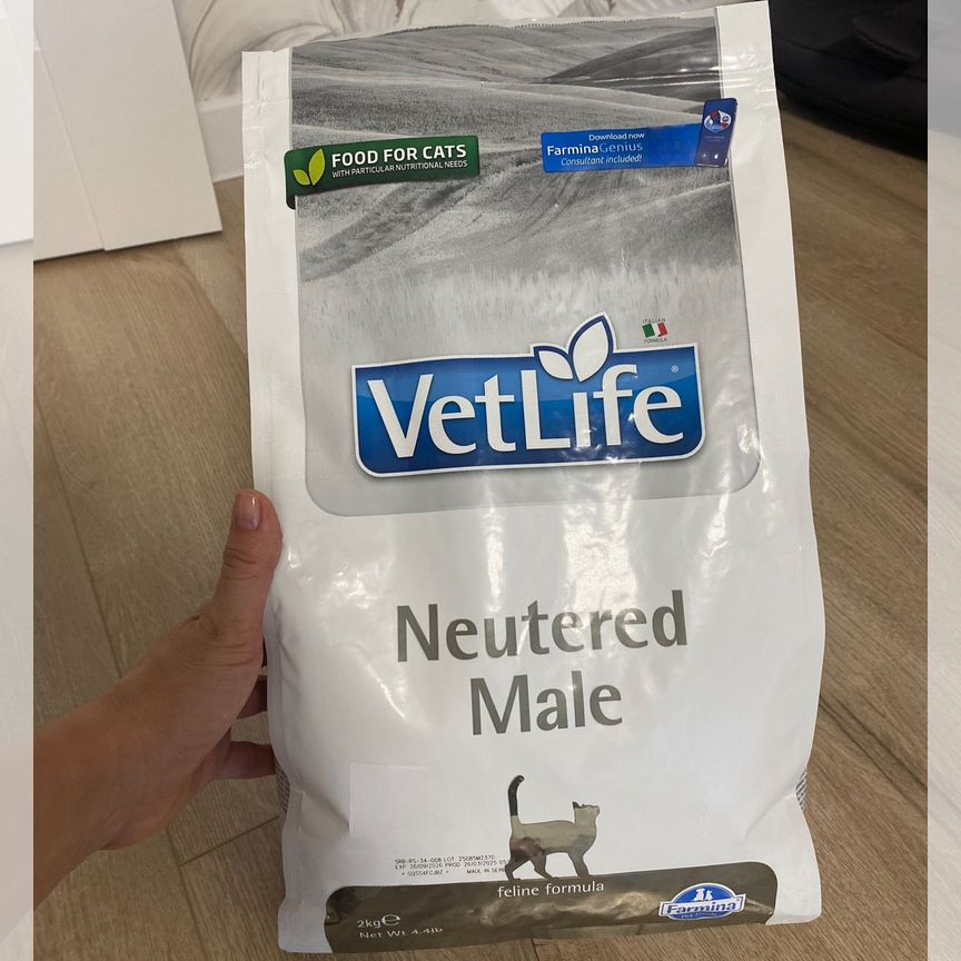 Корм сухой для стерилизованных котов VetLife