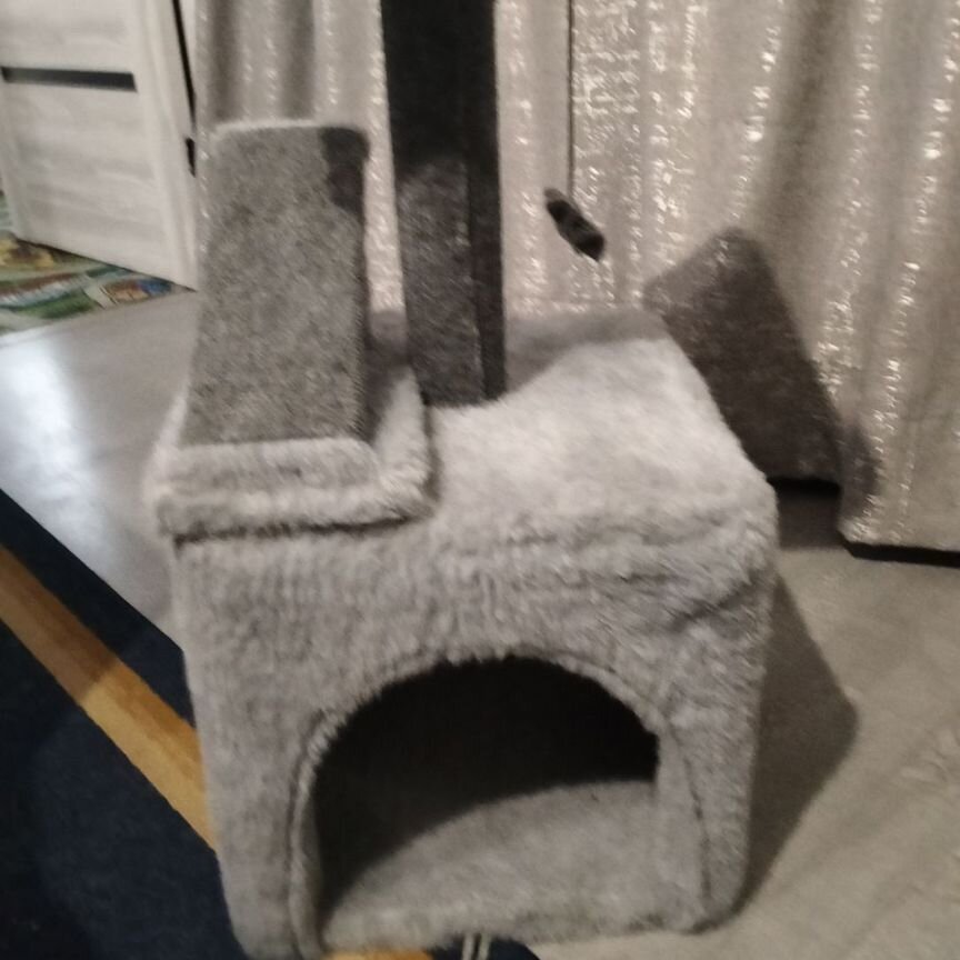 Когтеточка домик для кошки бу