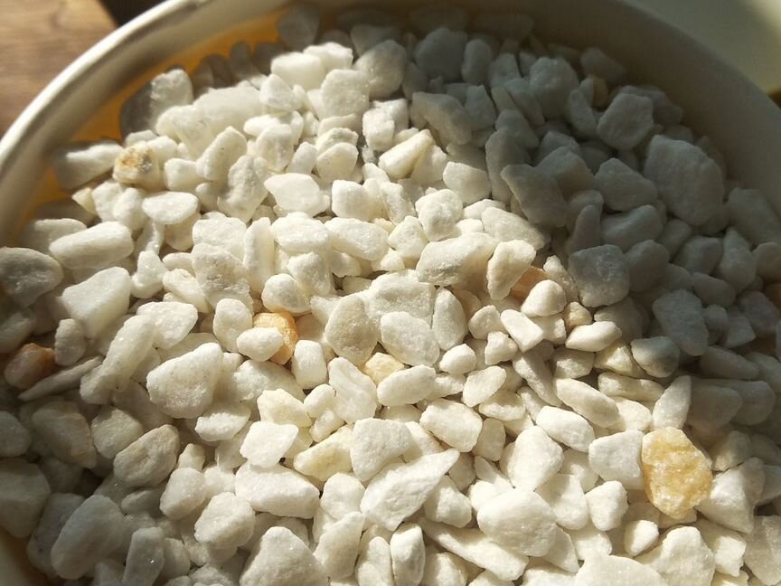 Мраморная крошка 2-5мм грунт для аквариума