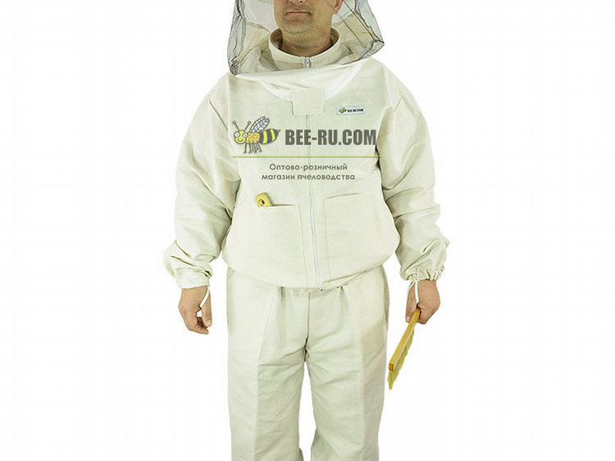 Костюм пчеловода эконом плюс с отстег.сеткой (курт