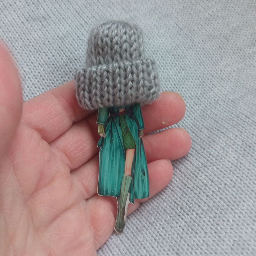 Брошь Значок Новый