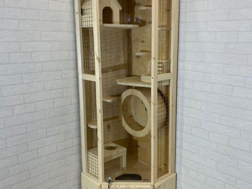 Клетка - Витрина для шиншилл, дегу, хорьков. белок