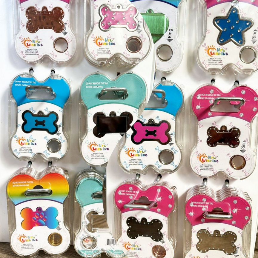 Адресники для собак гравировка