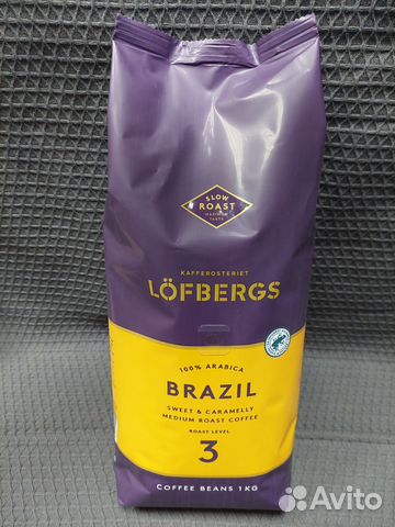 Кофе Lofbergs Brazil зерно 1кг купить в Санкт-Петербурге | Товары для ...