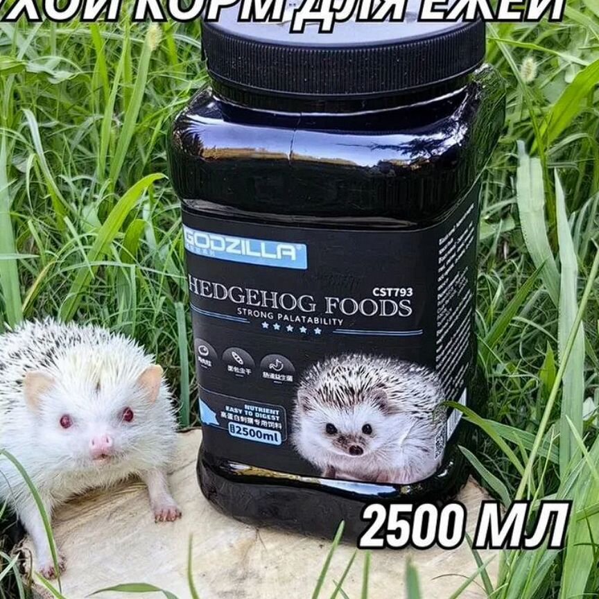 Корм для африканских ежей