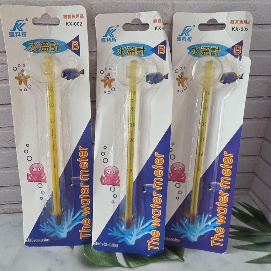 Термометры для аквариума KX-002, комплект 3 шт