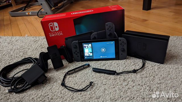 Nintendo switch rev 2 black купить в Нижнем Новгороде | Электроника | Авито