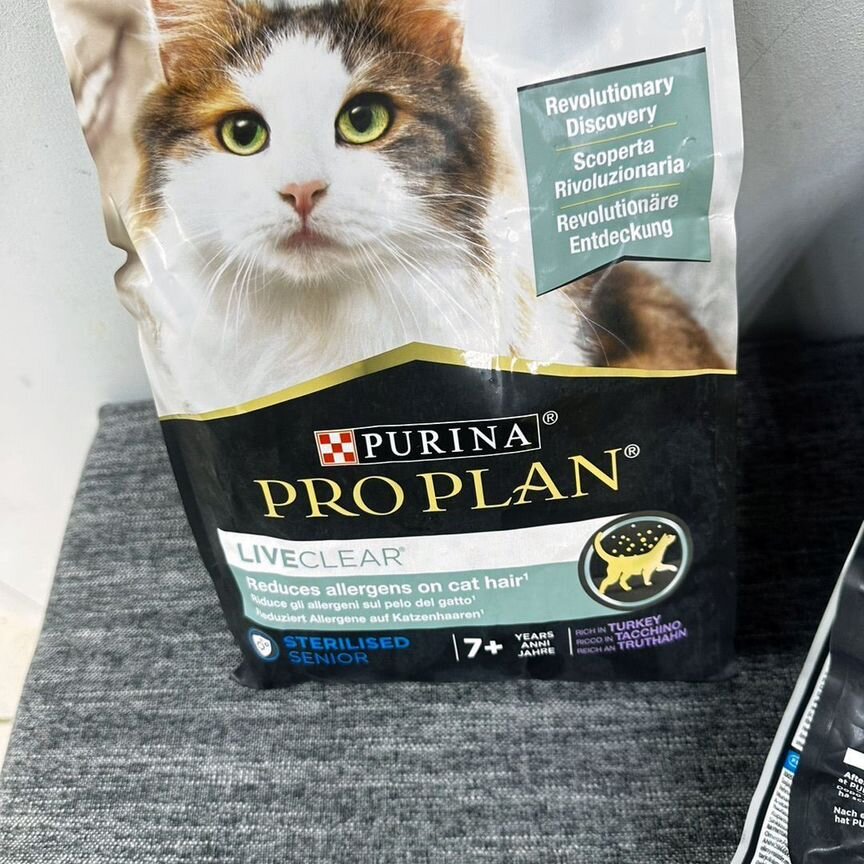 Корм purina proplan live clear