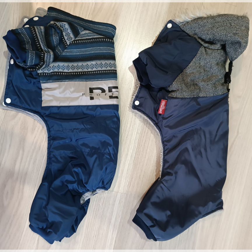 Зимняя одежда для собак/комбинезоны 2 шт