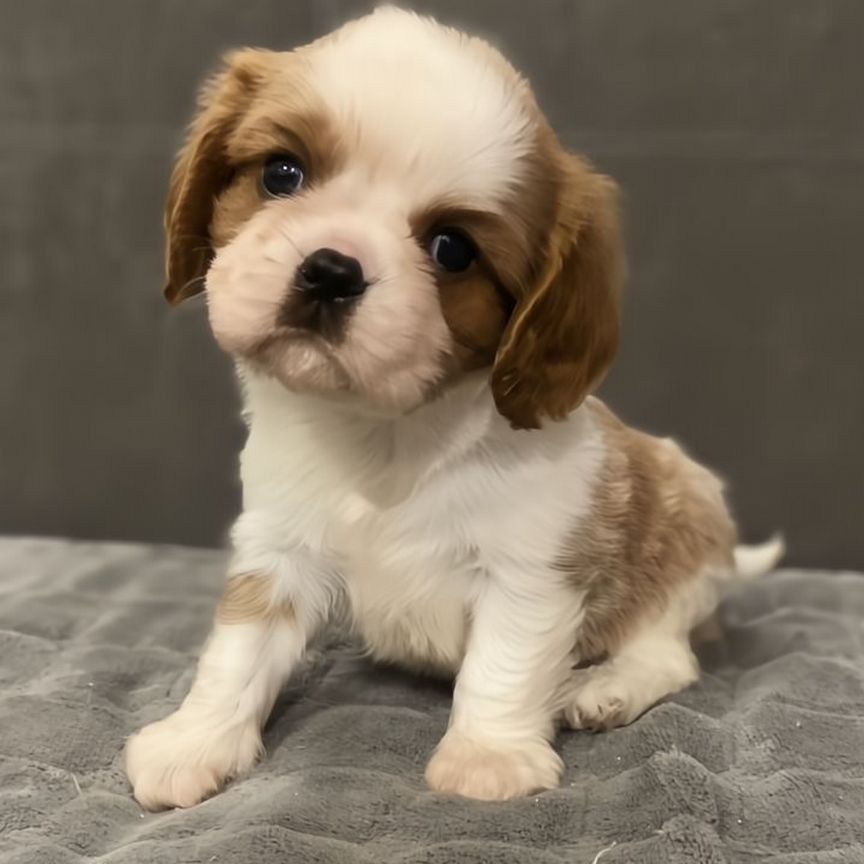 Кавалер кинг-чарльз-спаниель, щенок