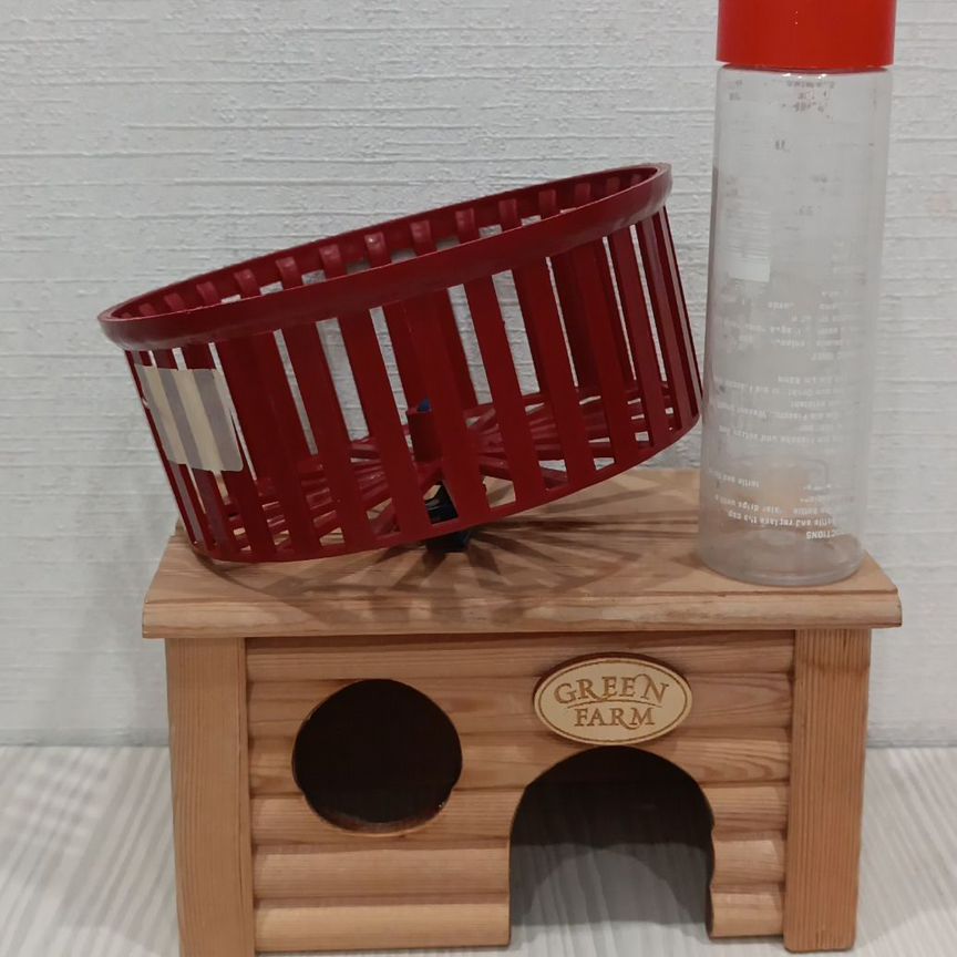 Домик для хомяка деревянный