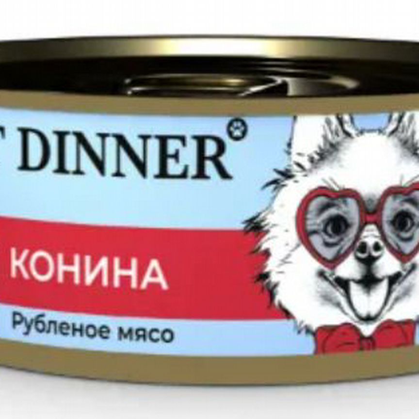 Корм для собак Гастро Конина Бест Диннер 100 г