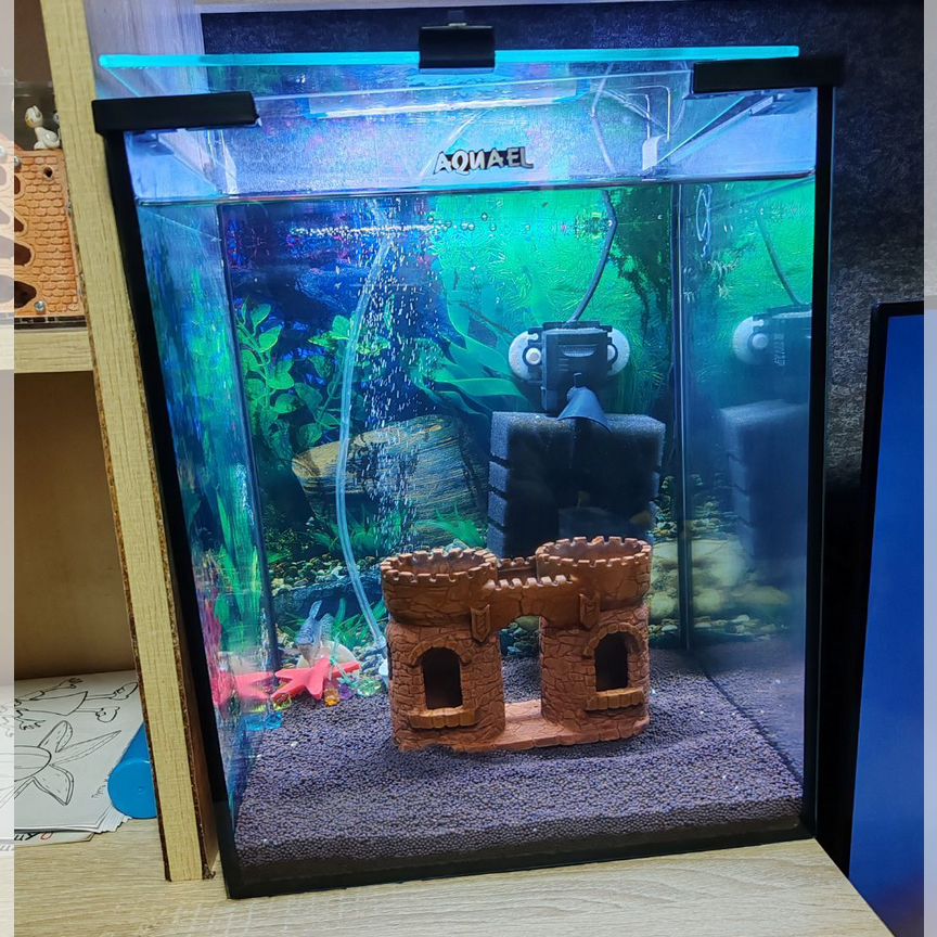 Аквариум со всеми принадлежностями