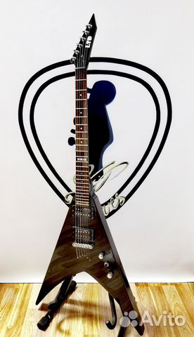 Электрогитара ESP LTD V-50 BLK Идеал.сост. +струны купить в Санкт ...