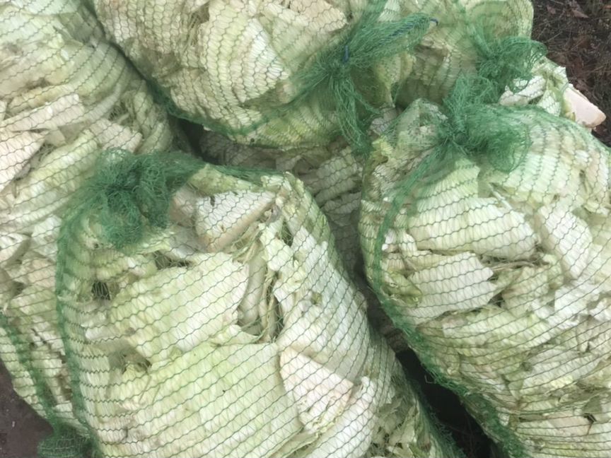 Капуста. Отходы производства