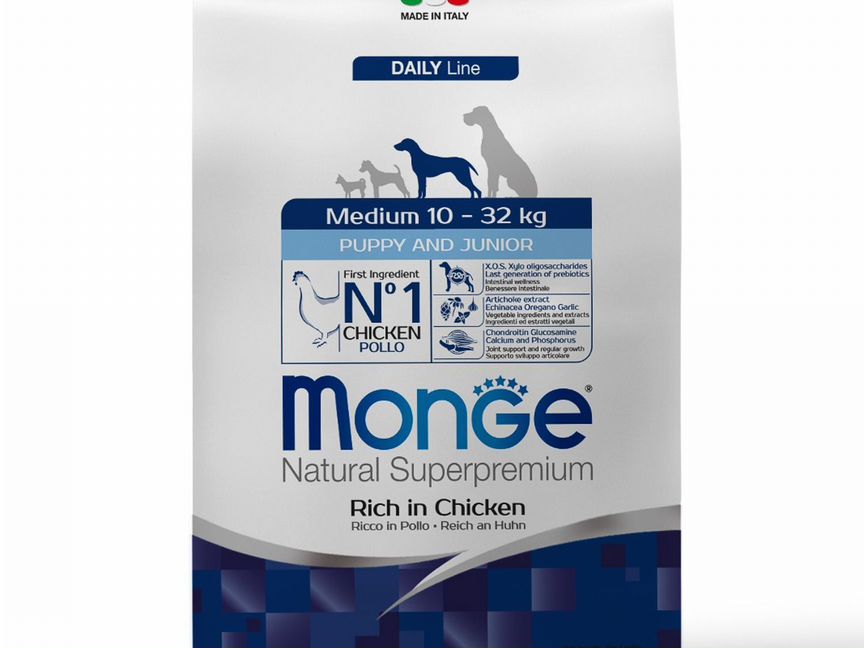 21,10,23 Monge Dog Medium Pup 12 кг