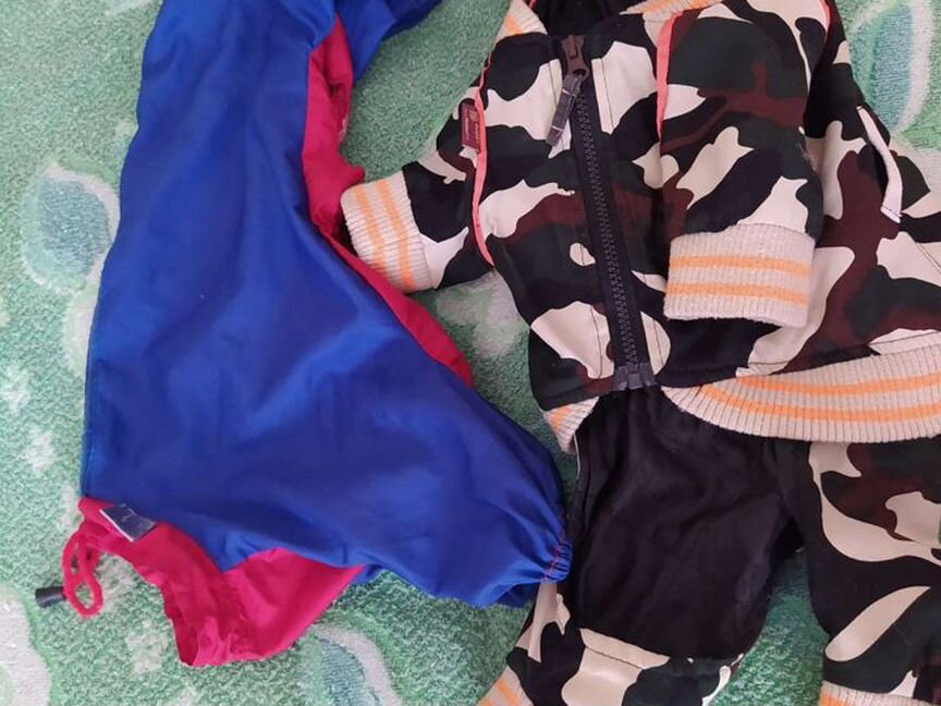 Плащик и комбинезон на весну, осень. По холке 32 с