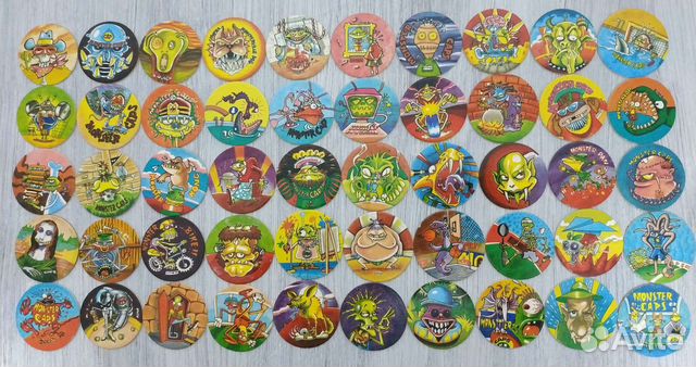 150шт. Полная Коллекция Фишки Mad Monster Caps купить в Москве | Хобби ...