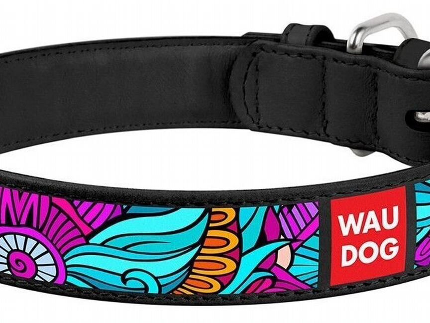 Ошейник waudog Design с рисунком Лето(ширина 15 мм