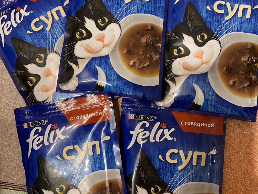Корм для кошек феликс суп