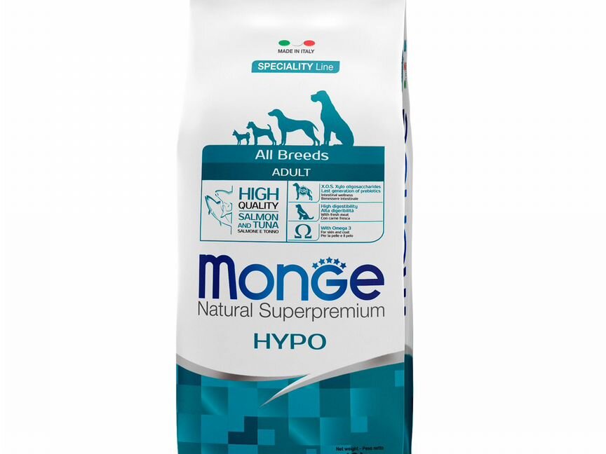 Monge Dog Speciality Hypoallergenic лосось тунец