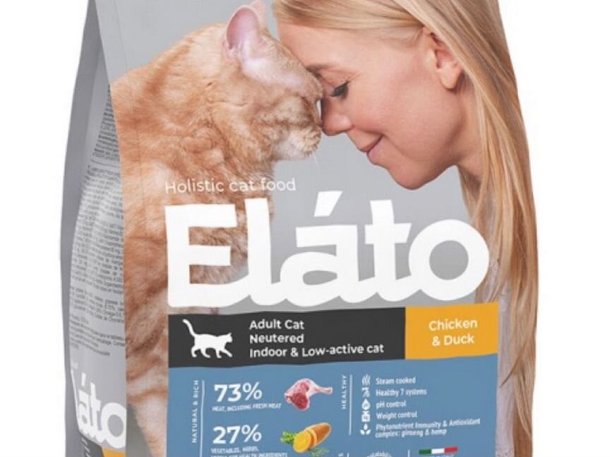 Корм для кошек Elato