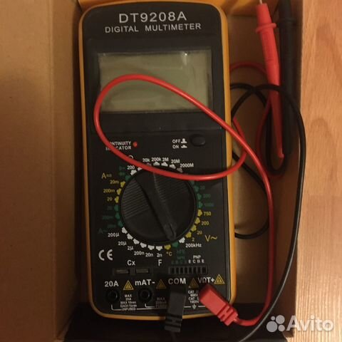 Мультиметр цифровой DT9208A digital multimeter купить в Санкт-Петербурге | Товары для дома и ...